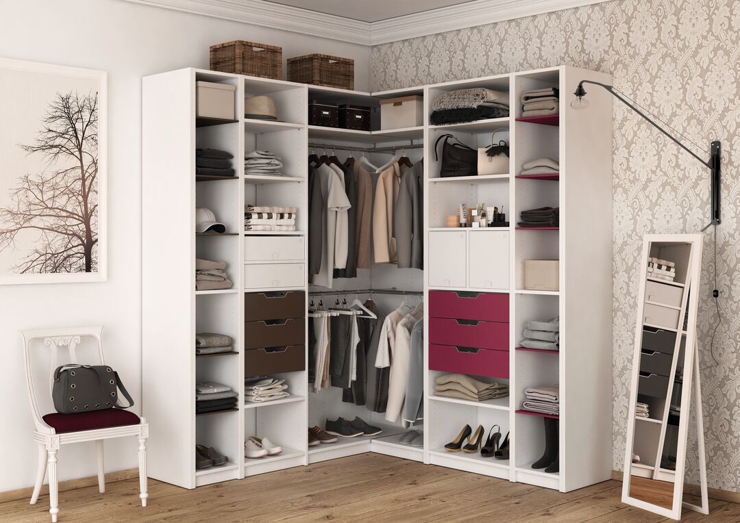 Optimiser l’espace avec un dressing en L | Sogal